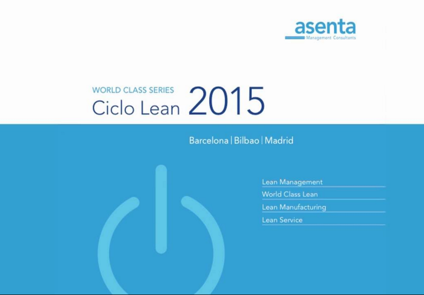 World Class Series - Ciclo Lean 2015 - Actualidad - ASENTA
